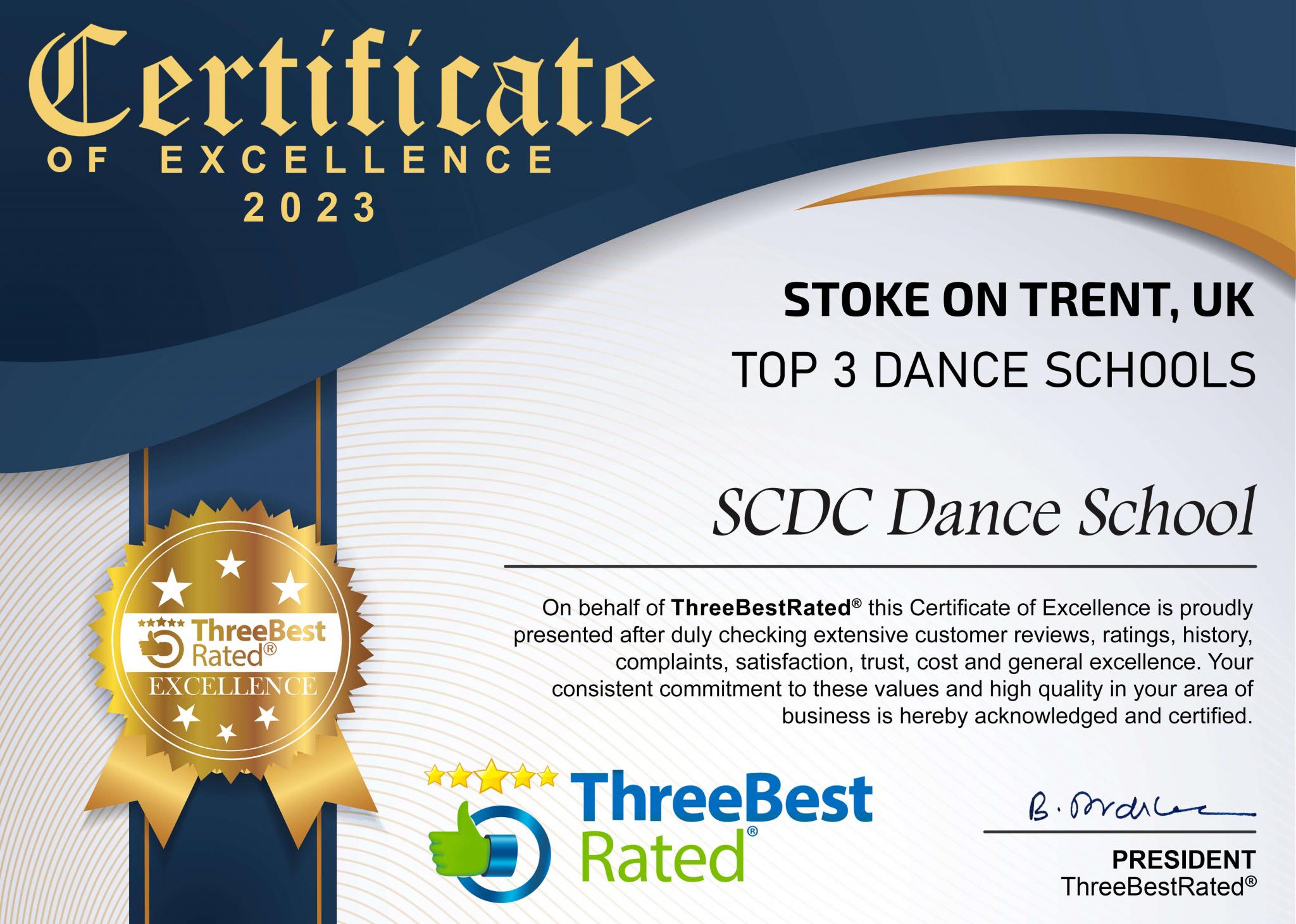 Dance School in Stoke | SCDC Dance School - Elite Training